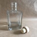 500ml BOTTLE Cube Shape Glass Bottle 1pc Crystal Decanter Home Decor ...