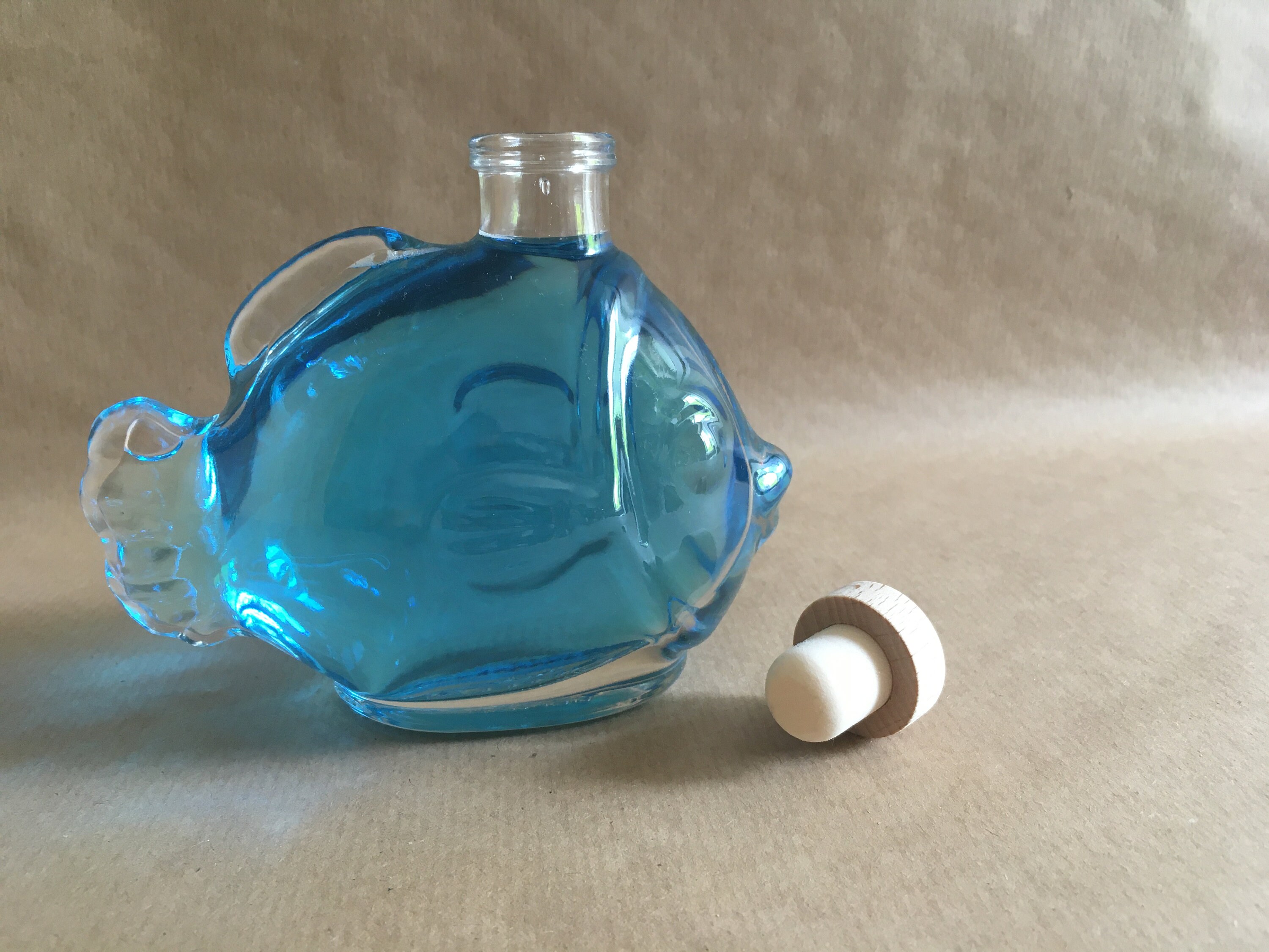 FISH Clear Shape Glass Bottle 1pc 200ml Crystal Decanter Home - Etsy