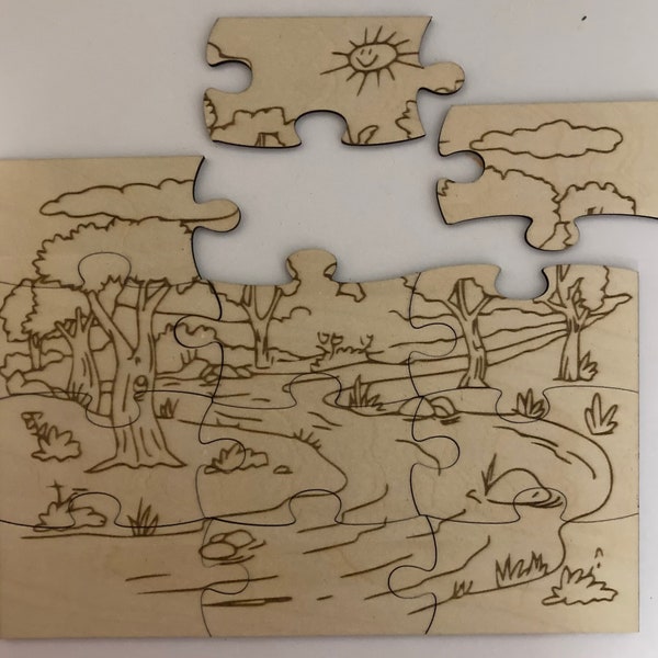 Paint a Puzzle - Etsy