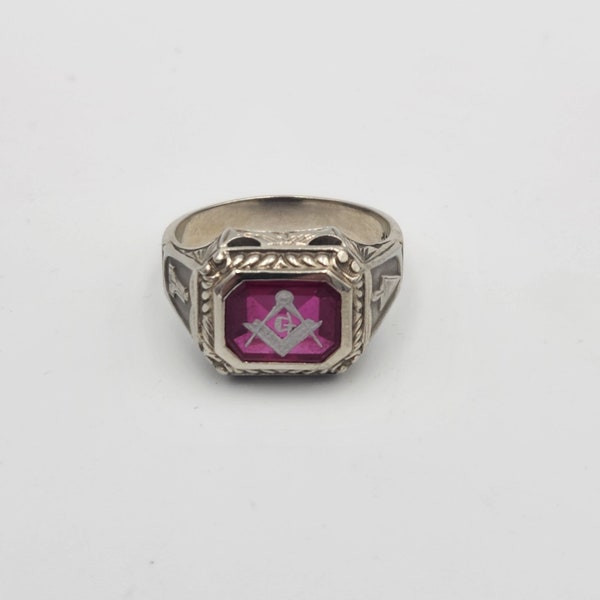 Gold Masonic Ring - Etsy