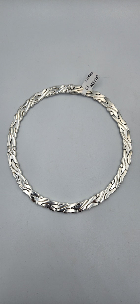 Sterling Silver Heavy Textured Chain - Gem