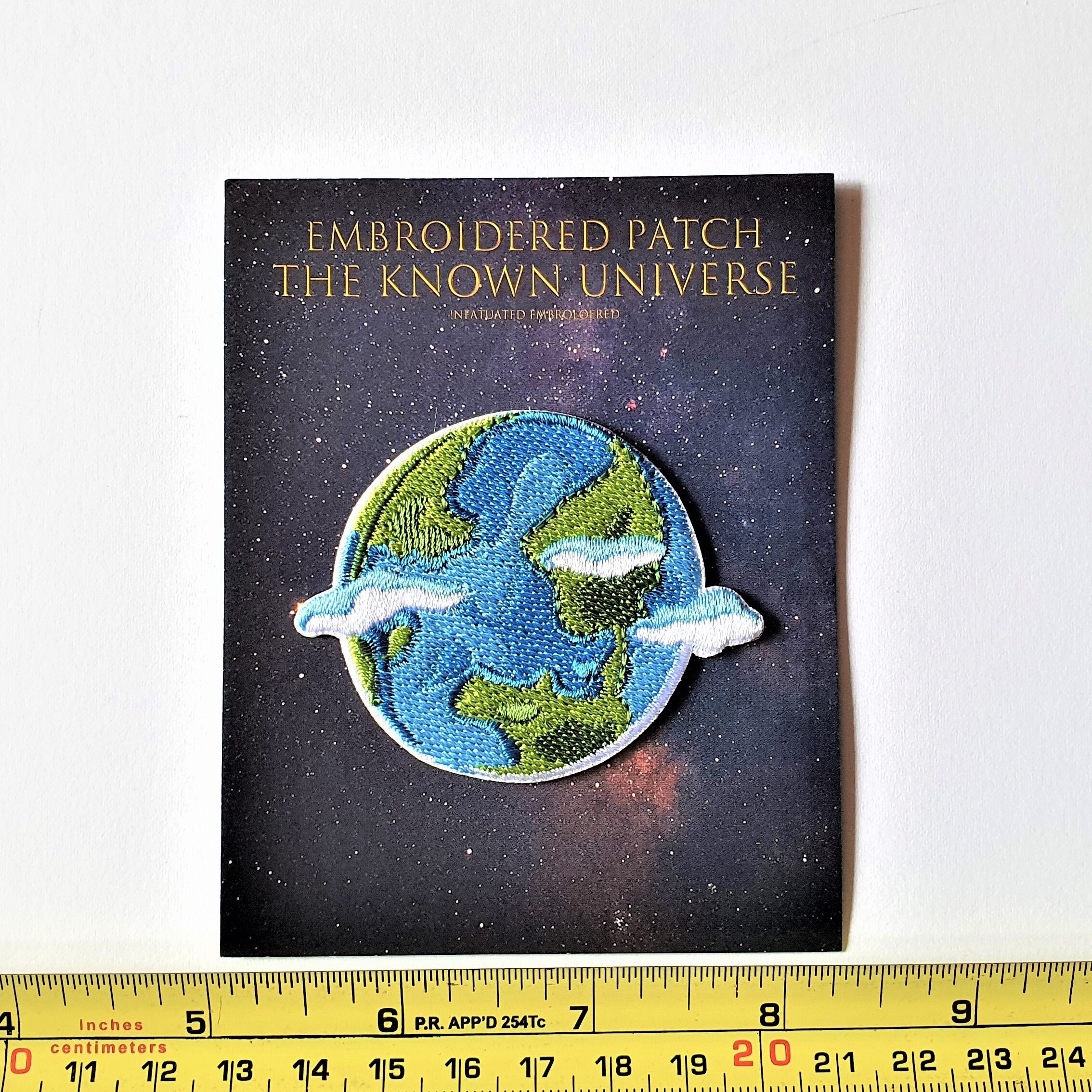 Space Planets Sewn on Logo Patches Meteor Star Celestial Bodies ...