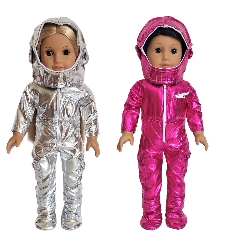 Doll Clothes Astronaut Uniform NASA Space Ship Costume Fit 18 Girl and ...