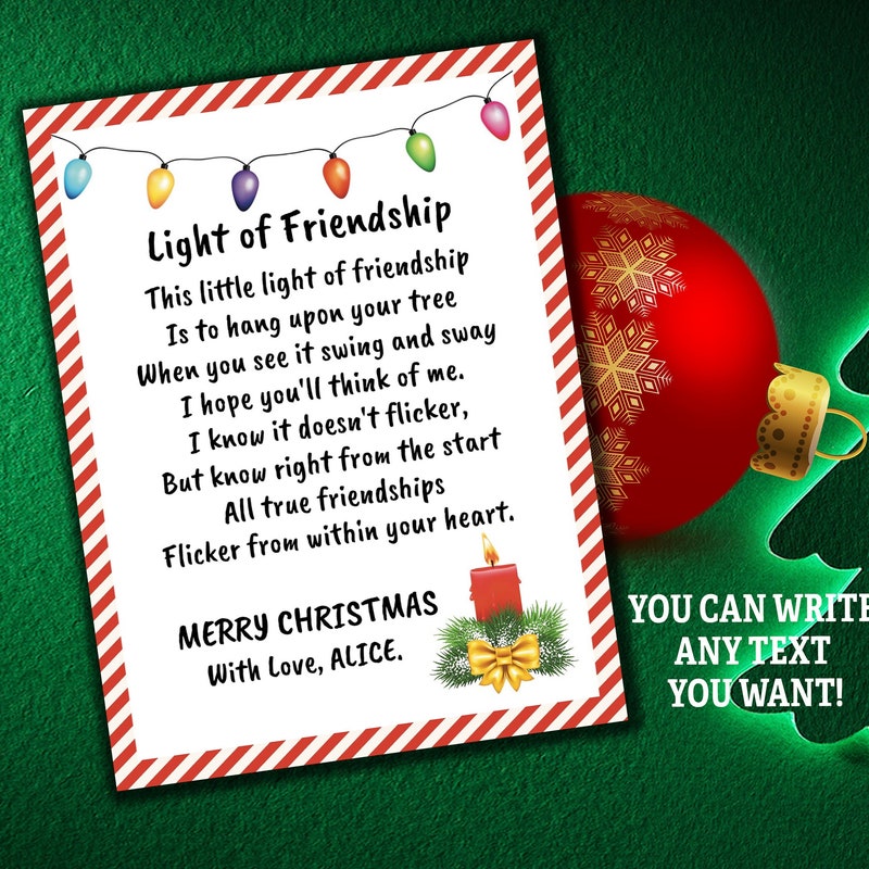 Light of Friendship - Etsy