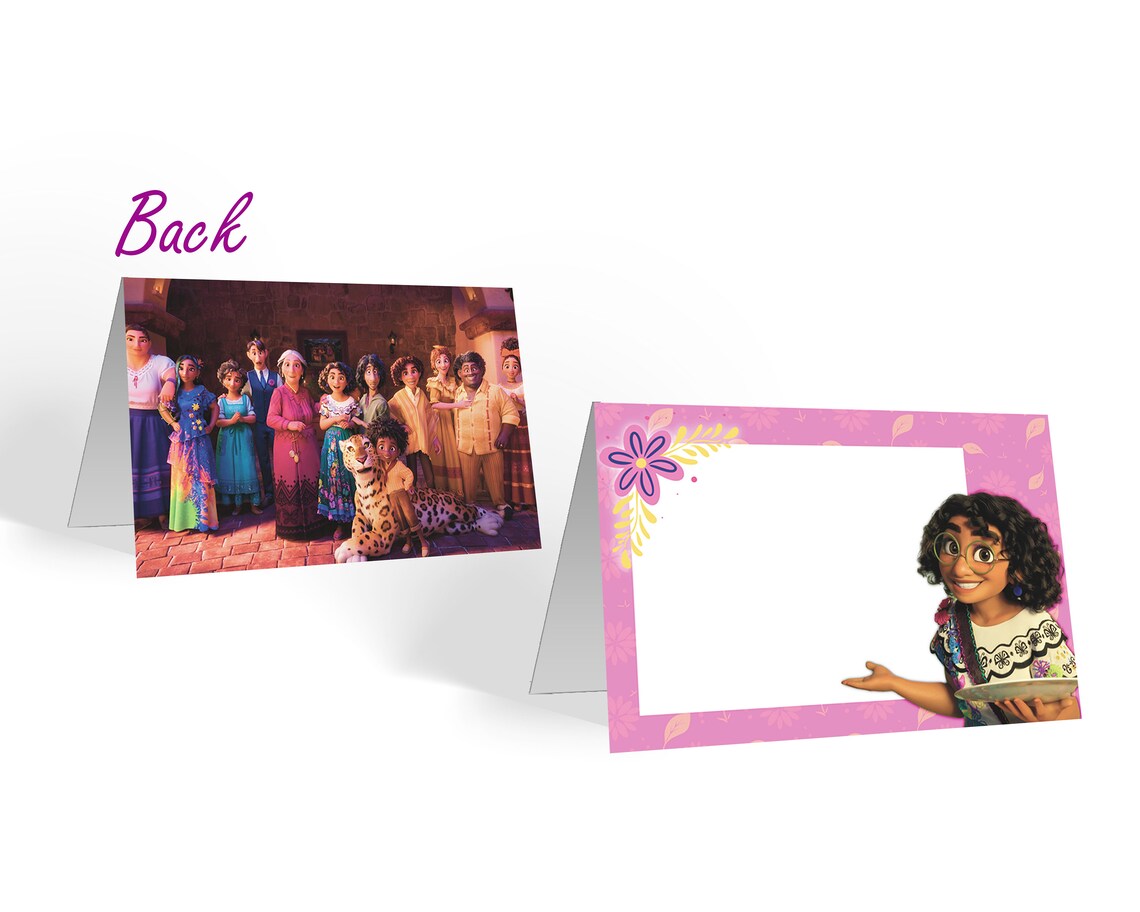Encanto Birthday Party Food Labels, 8 Designs, Encanto Food Tents ...