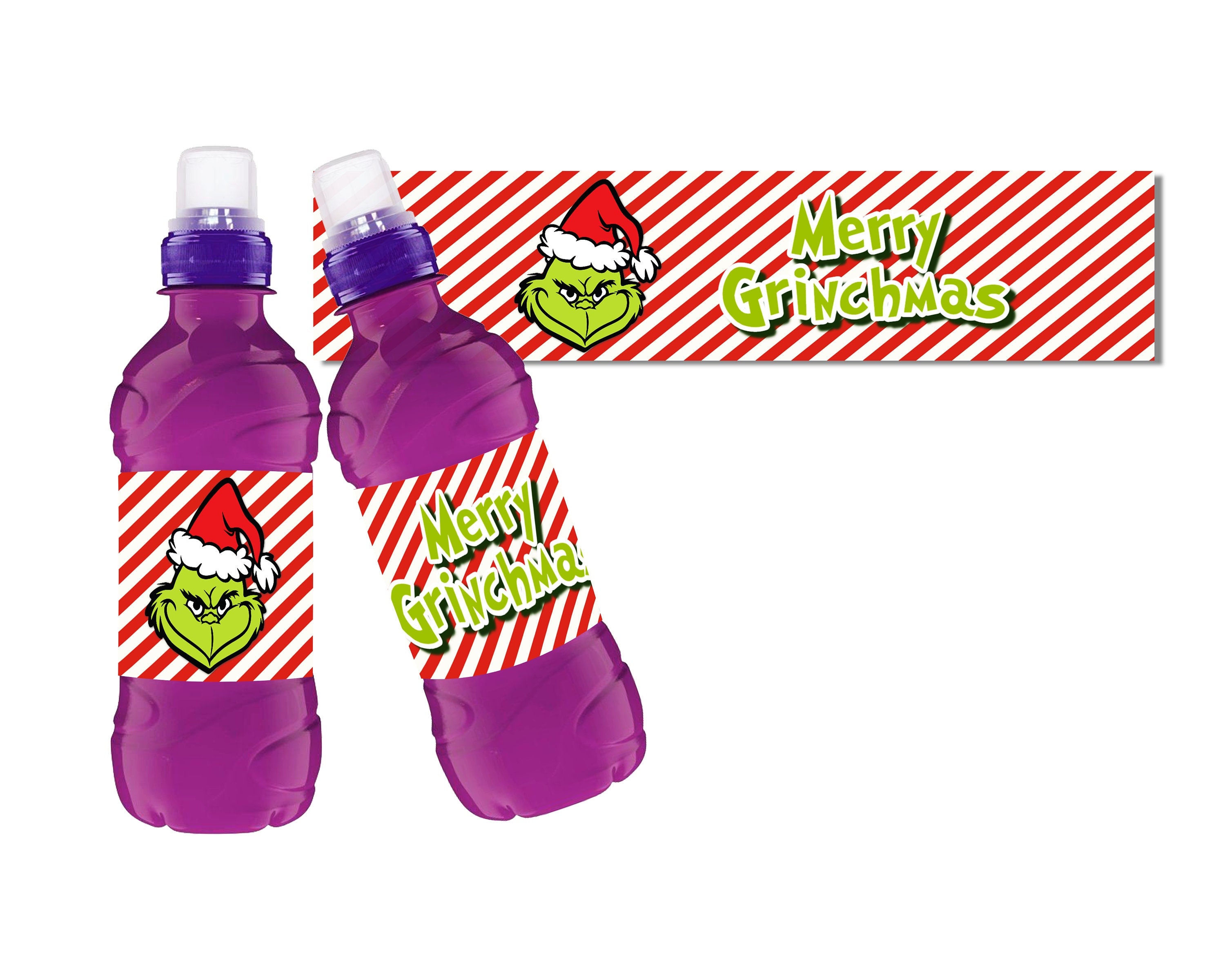 Editable Christmas Grinch Party Fruit Shoot Label, Bottle Label, Fruit ...