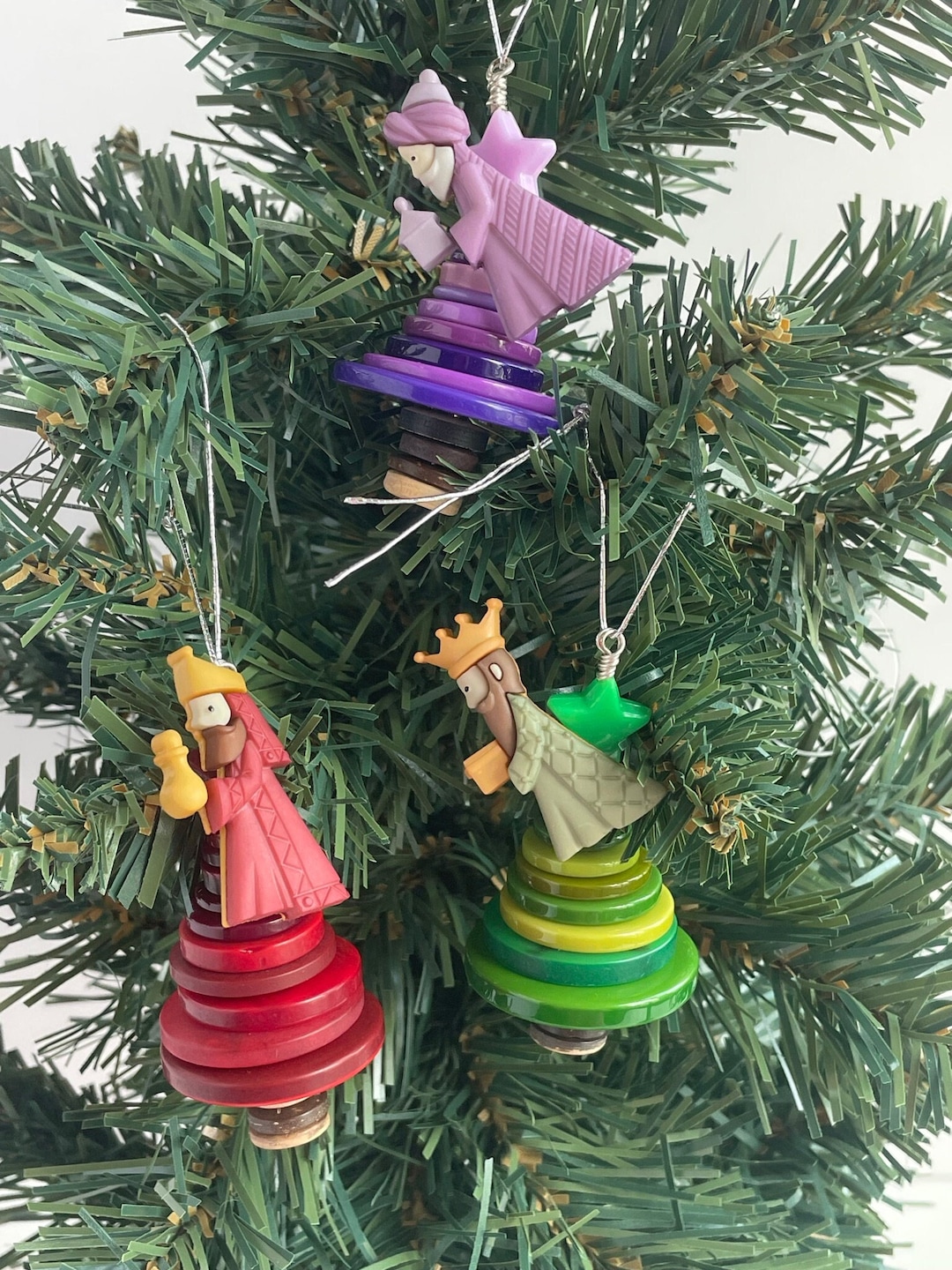Three Wise Men Ornament Set Nativity Ornament Set Religious - Etsy