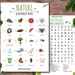 Activity Sheet Bundle - Nature Scavenger Hunt & Outdoor Word Search ...