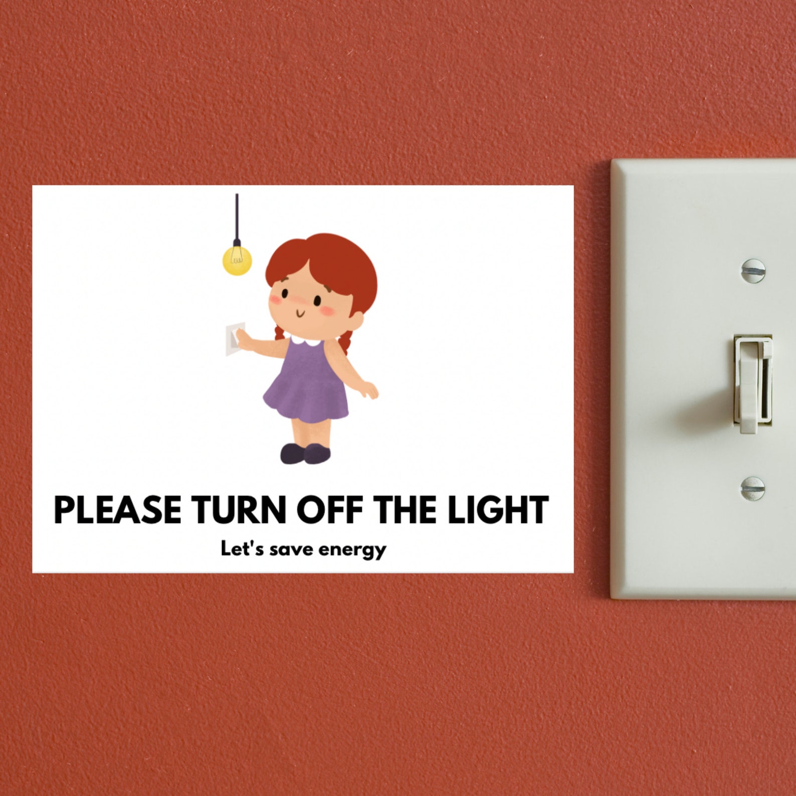 Turn off the Light Poster/print - INSTANT DOWNLOAD - Etsy