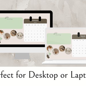 Editable Desktop Wallpaper Desktop Calendar January 2024-december 2024 ...