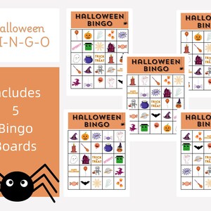 Halloween Bingo | Halloween Printable Games | Halloween Activities for ...