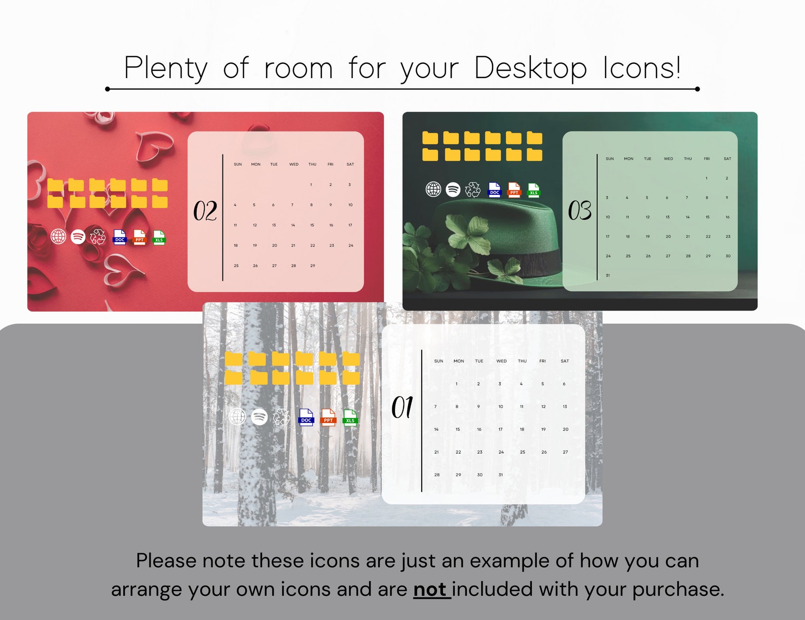 2024 Desktop Calendar 2024 Desktop Wallpaper Seasonal Desktop Wallpaper ...