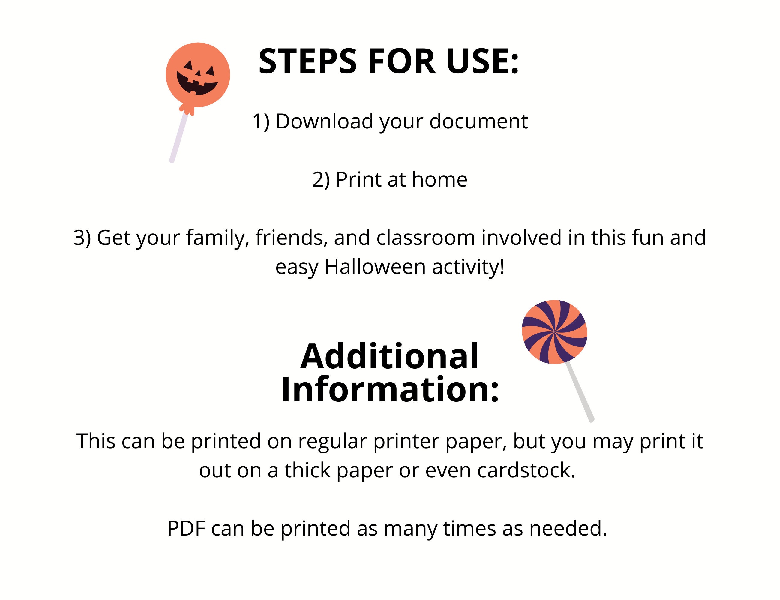 Halloween Candy Match Game Halloween Printable Activity Halloween Game ...