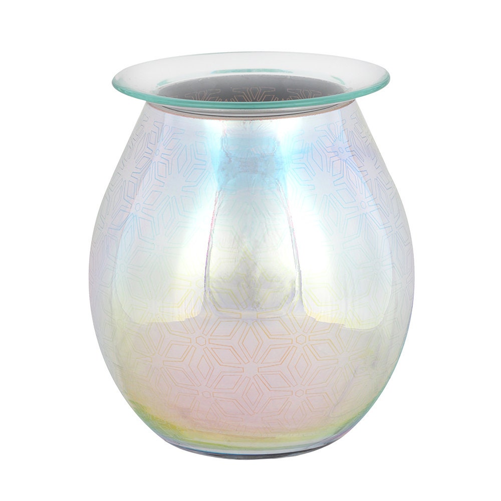 3D Geometric Flower Light up Electric Oil Burner Home Decor and ...