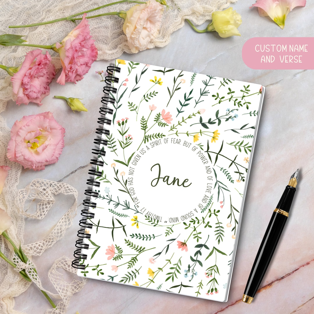 Prayer Journal, Bible Versenotebook, Christian Personable Gift ...