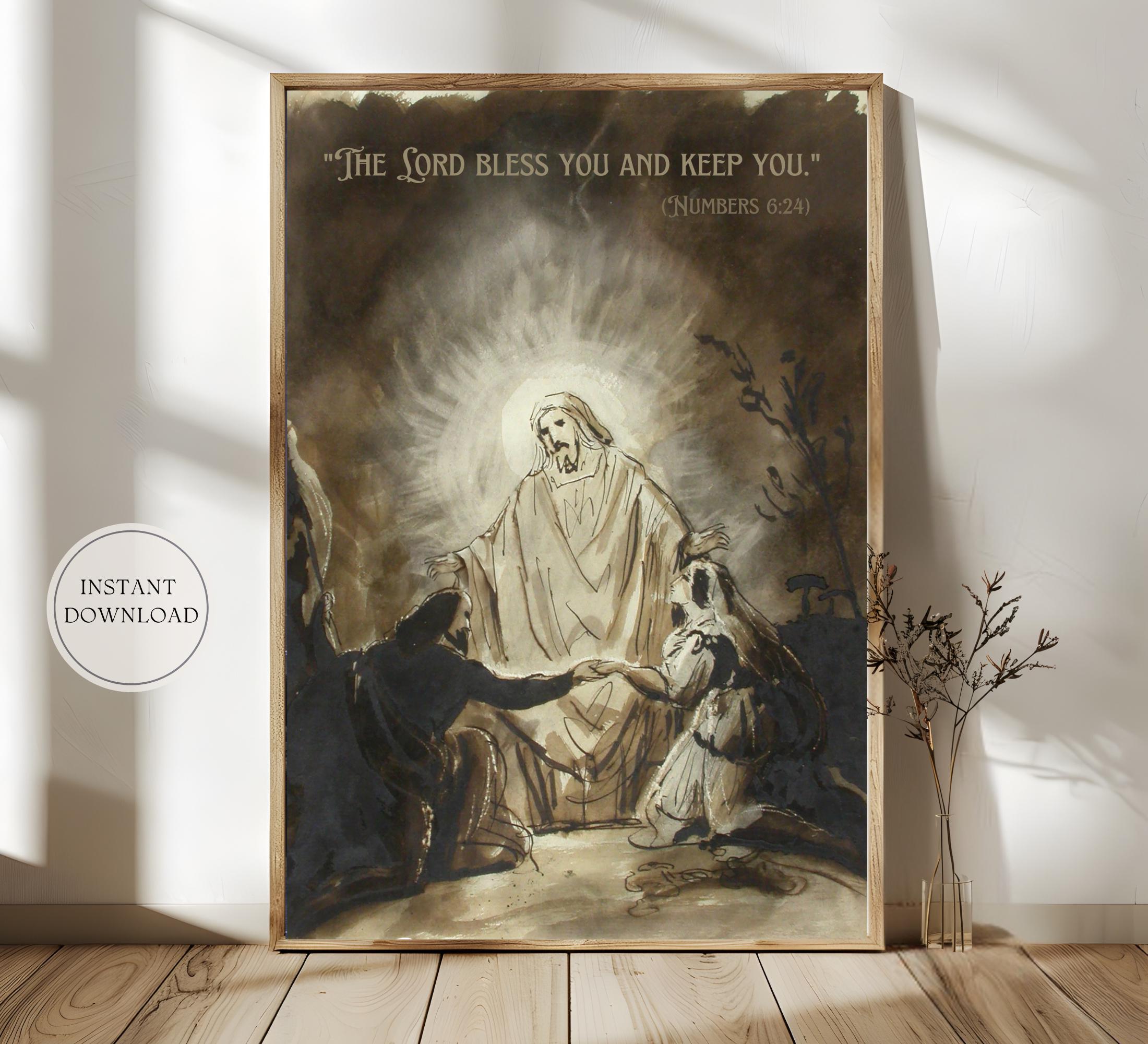 The Lord Bless You and Keep You | Christian Wall Art | Numbers 6:24 ...