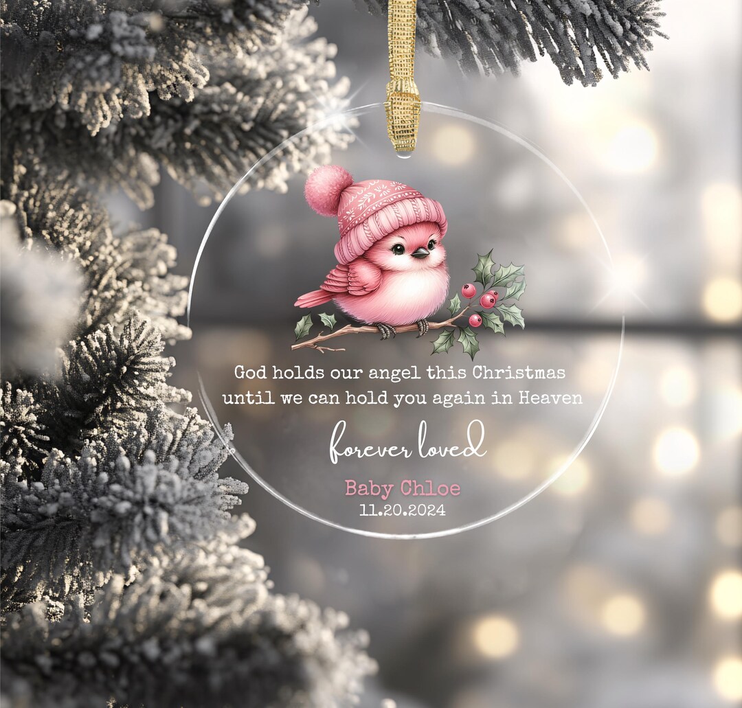 Infant Loss Memorial Gift, Baby Loss, Christmas in Heaven, Miscarriage ...