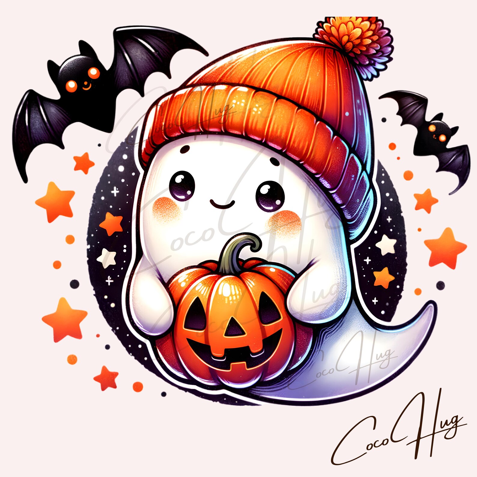Cute Ghost PNG, Halloween PNG, Pumpkin, Bougie Ghost Png, Here for the ...