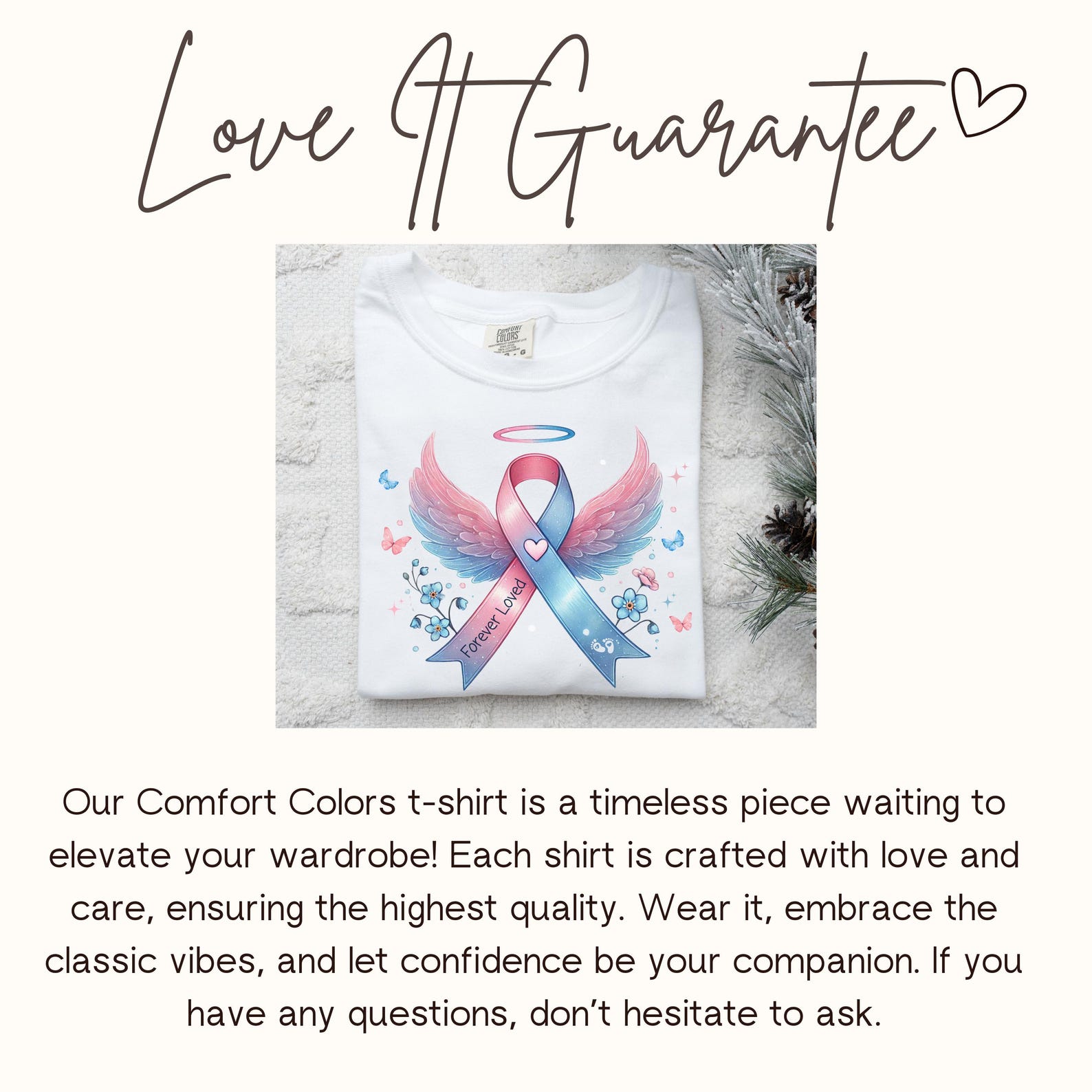 Infant Loss Ribbon Shirt, One in Four, Miscarriage Gift, Pink and Blue ...