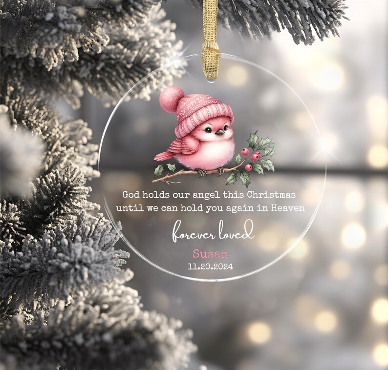Infant Loss Memorial Gift, Baby Loss, Christmas in Heaven, Miscarriage ...