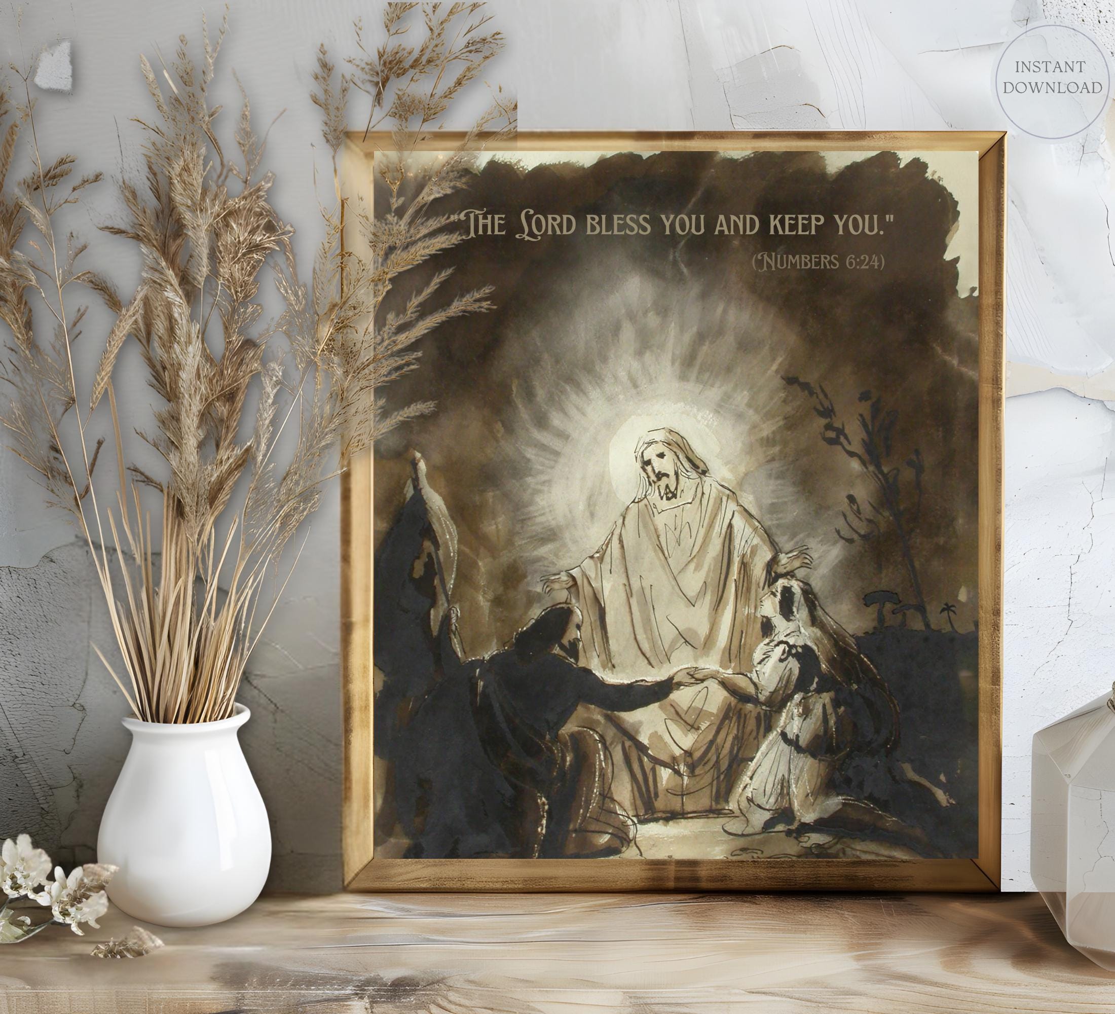 The Lord Bless You and Keep You | Christian Wall Art | Numbers 6:24 ...