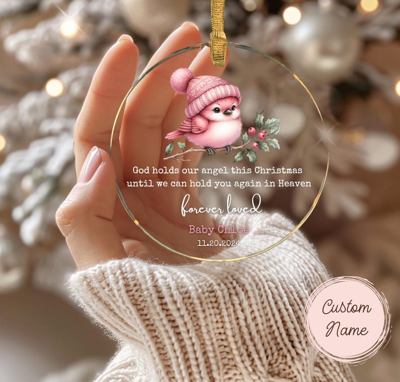 Infant Loss Memorial Gift, Baby Loss, Christmas in Heaven, Miscarriage ...