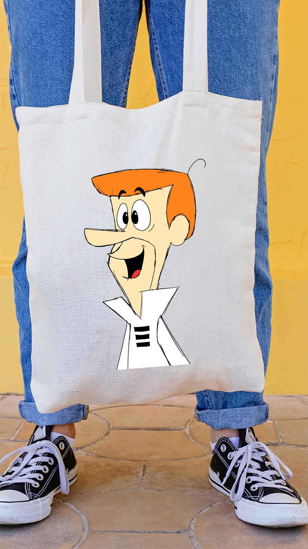 Vintage Cartoon Tote Bag George Jetson Handbagretro Tote - Etsy UK