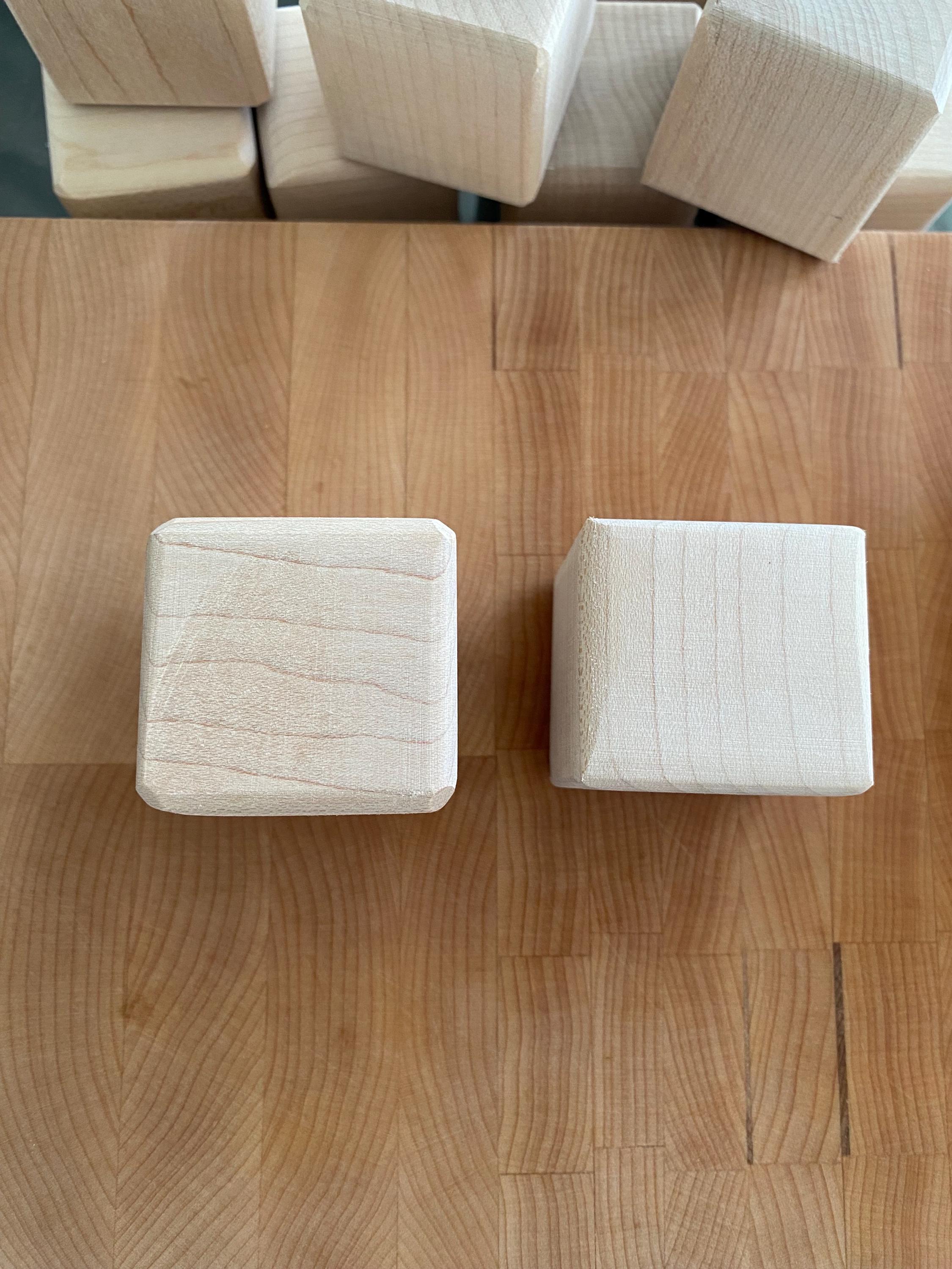 Maple Smoothly Sanded Wood Blocks | Blank DIY Hard Wood Blocks | Maple ...