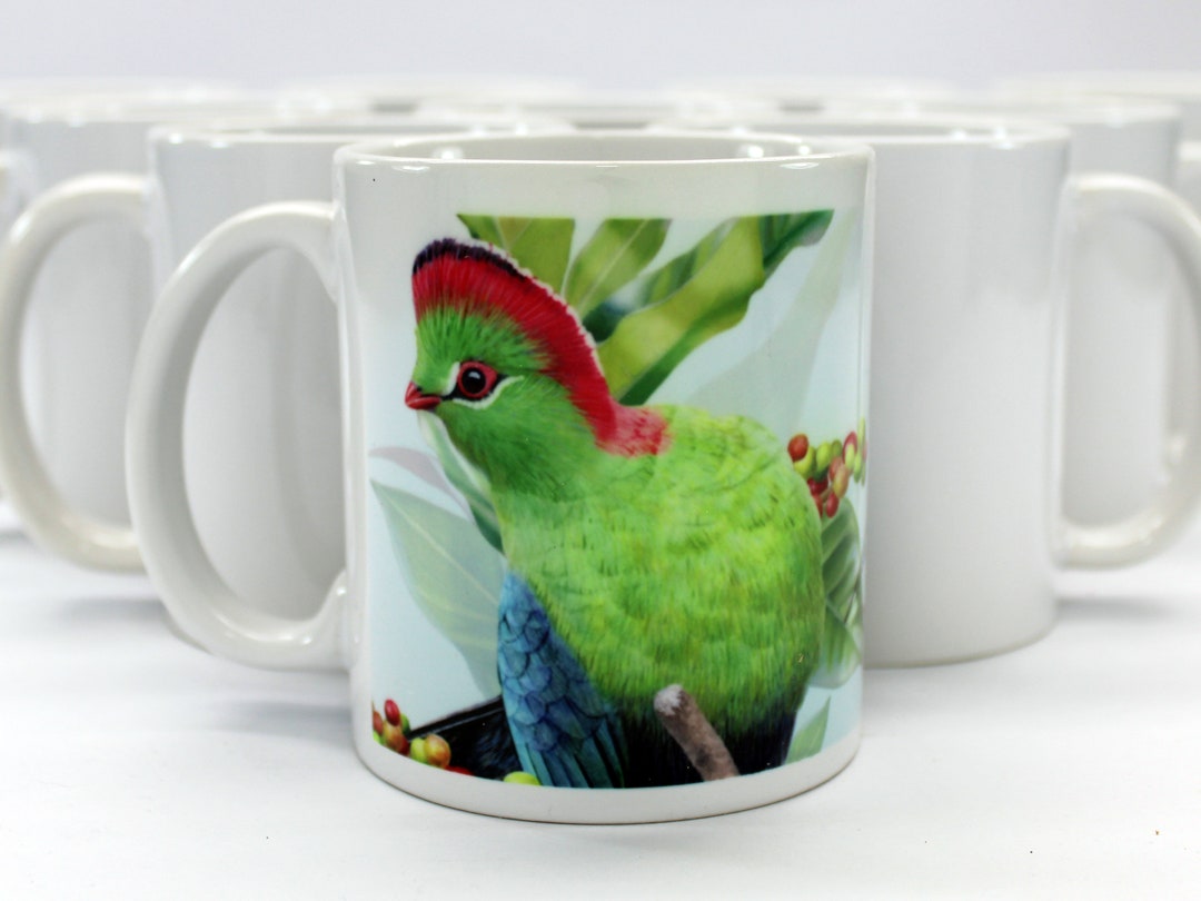 Tony Sanchez, red-crested Turacos Official AFA Ceramic Mug 2014 ...