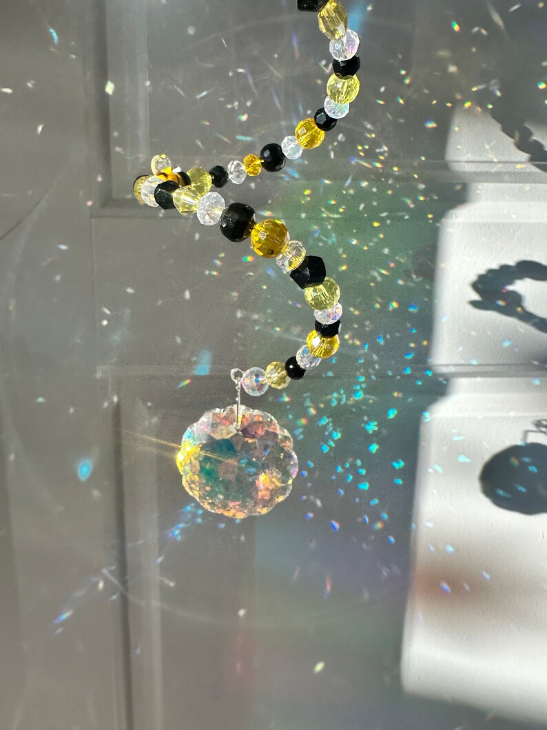 Bumble Bee Themed Spiral Sun Catcher - Etsy