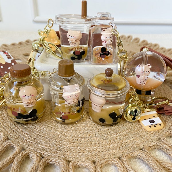 Liquid Keychain - Etsy