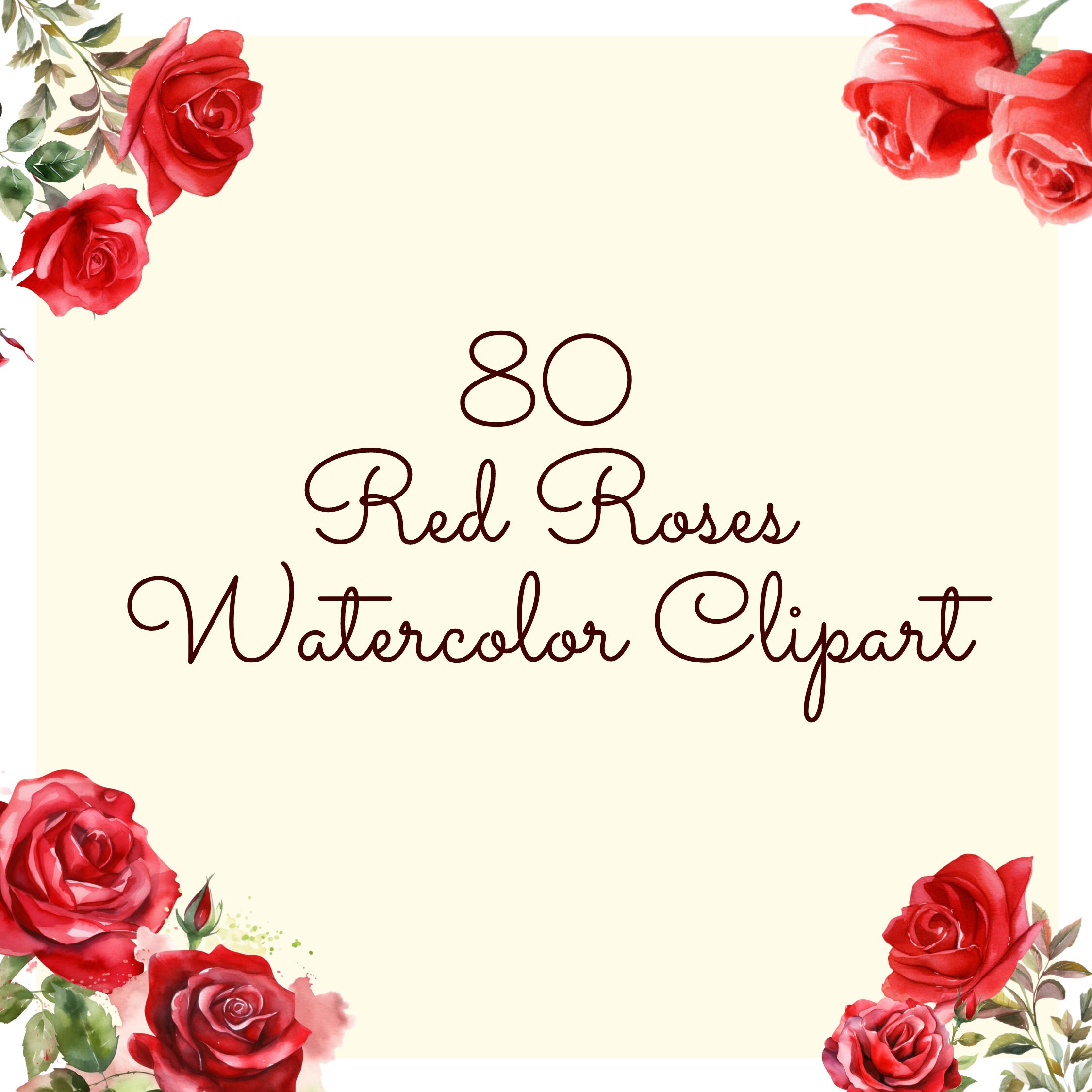 80 ROSE PNG FILE Rose Png Bundle Roses Png Rose Clipart - Etsy