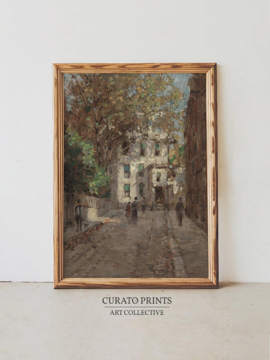 Vintage New York Street Scene Poster, Historic Urban Artwork Print ...