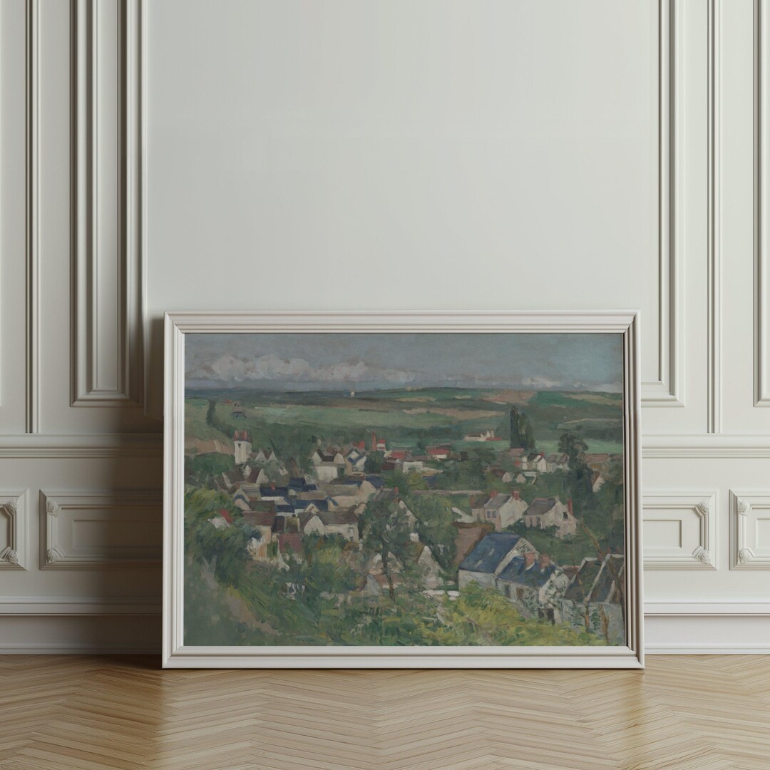 Vintage Landscape Poster, Classic Town Scenery Wall Art, Beautiful ...