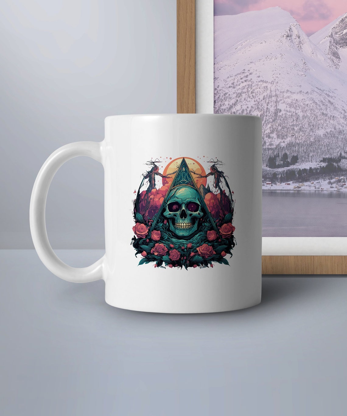 16 SVG Skull Designs Bundle Sublimation T-shirt Design, Skull Graphic ...