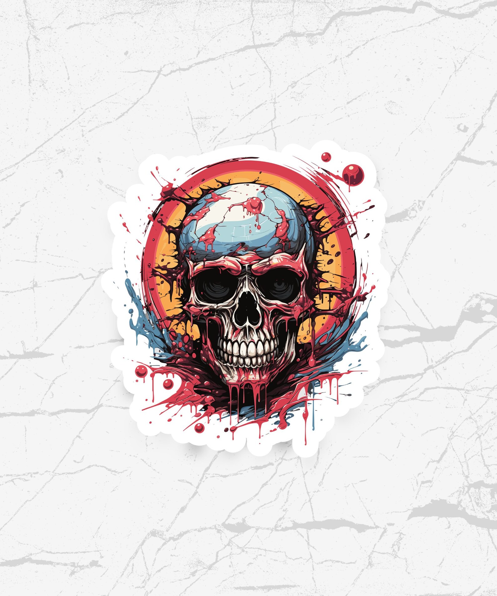 16 SVG Skull Designs Bundle Sublimation T-shirt Design, Skull Graphic ...