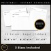 Printable Monthly Habit Tracker Landscape | Routine Tracker Template ...