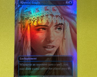 Mtg Rhystic Study - Etsy