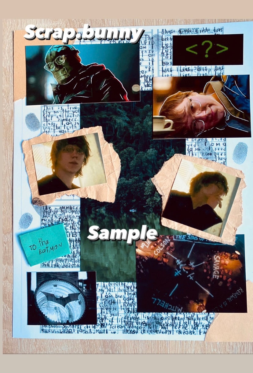 CUSTOM Character Scrapbook Page / Journal Spread - Etsy