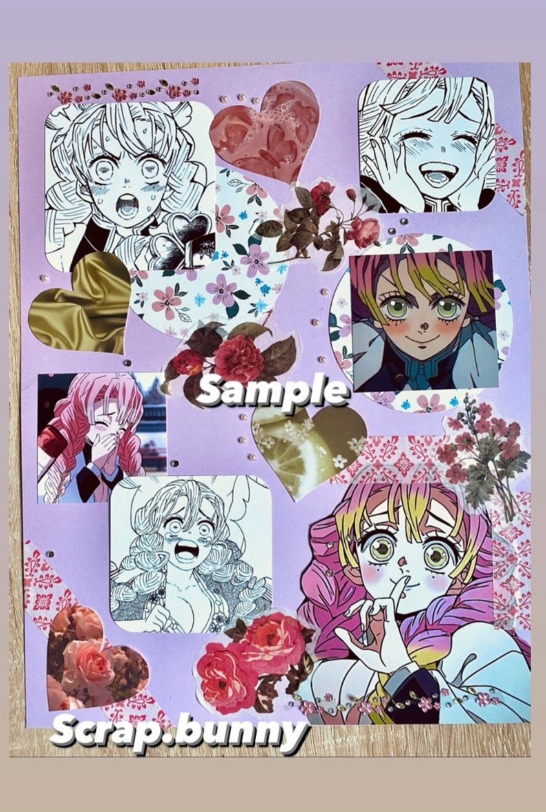 CUSTOM Character Scrapbook Page / Journal Spread - Etsy