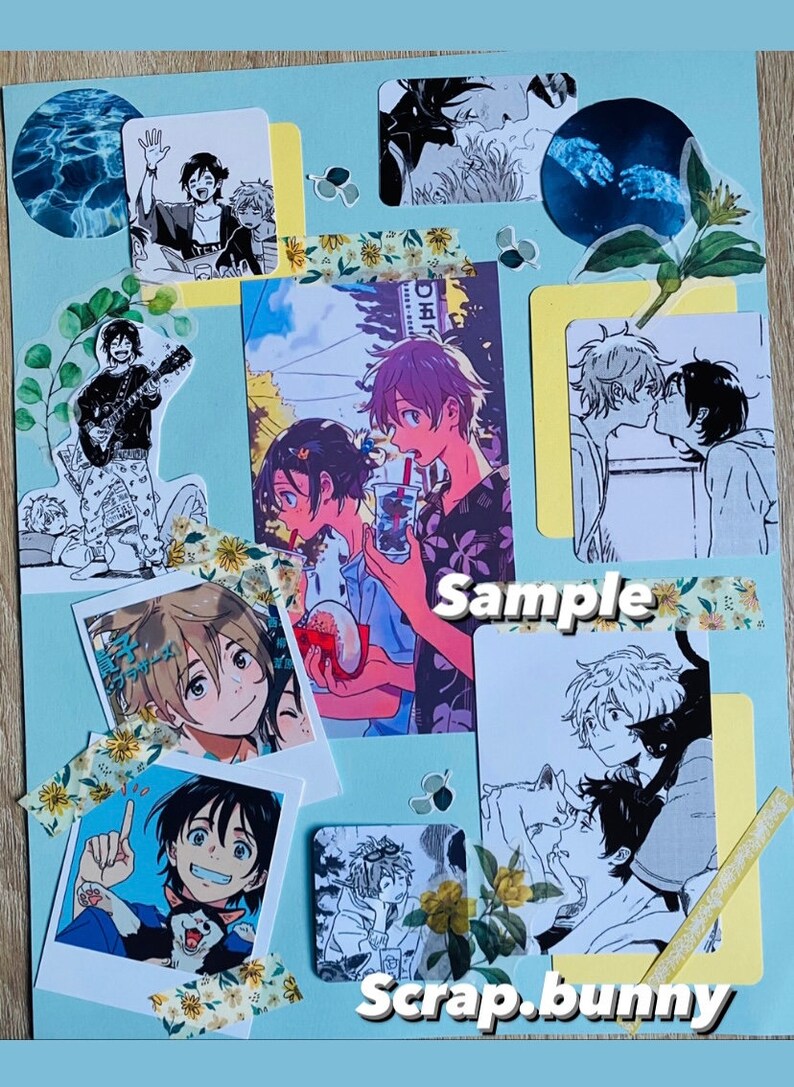 CUSTOM Character Scrapbook Page / Journal Spread - Etsy