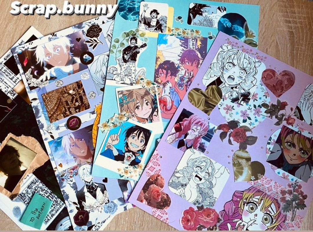 CUSTOM Character Scrapbook Page / Journal Spread - Etsy