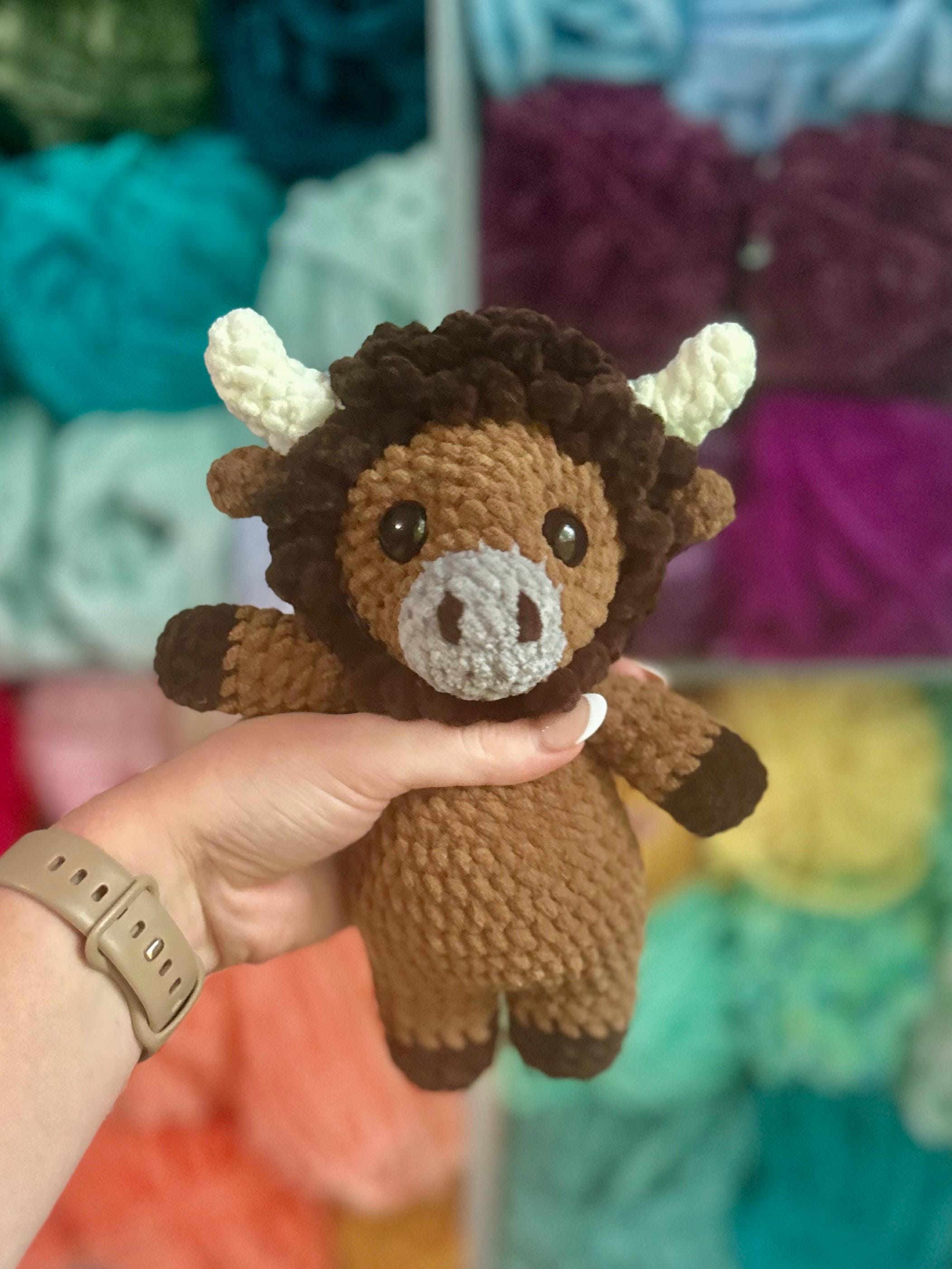 Baldwin the Bison- Crochet PDF Pattern- Crochet Buffalo- Crochet Cow ...