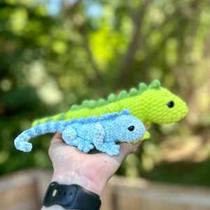 Igor the Iguana- Crochet Iguana Pattern- Imtermediate Crochet Pattern ...