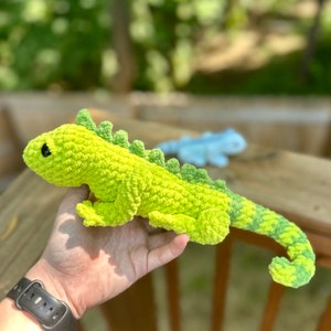 Igor the Iguana- Crochet Iguana Pattern- Imtermediate Crochet Pattern ...