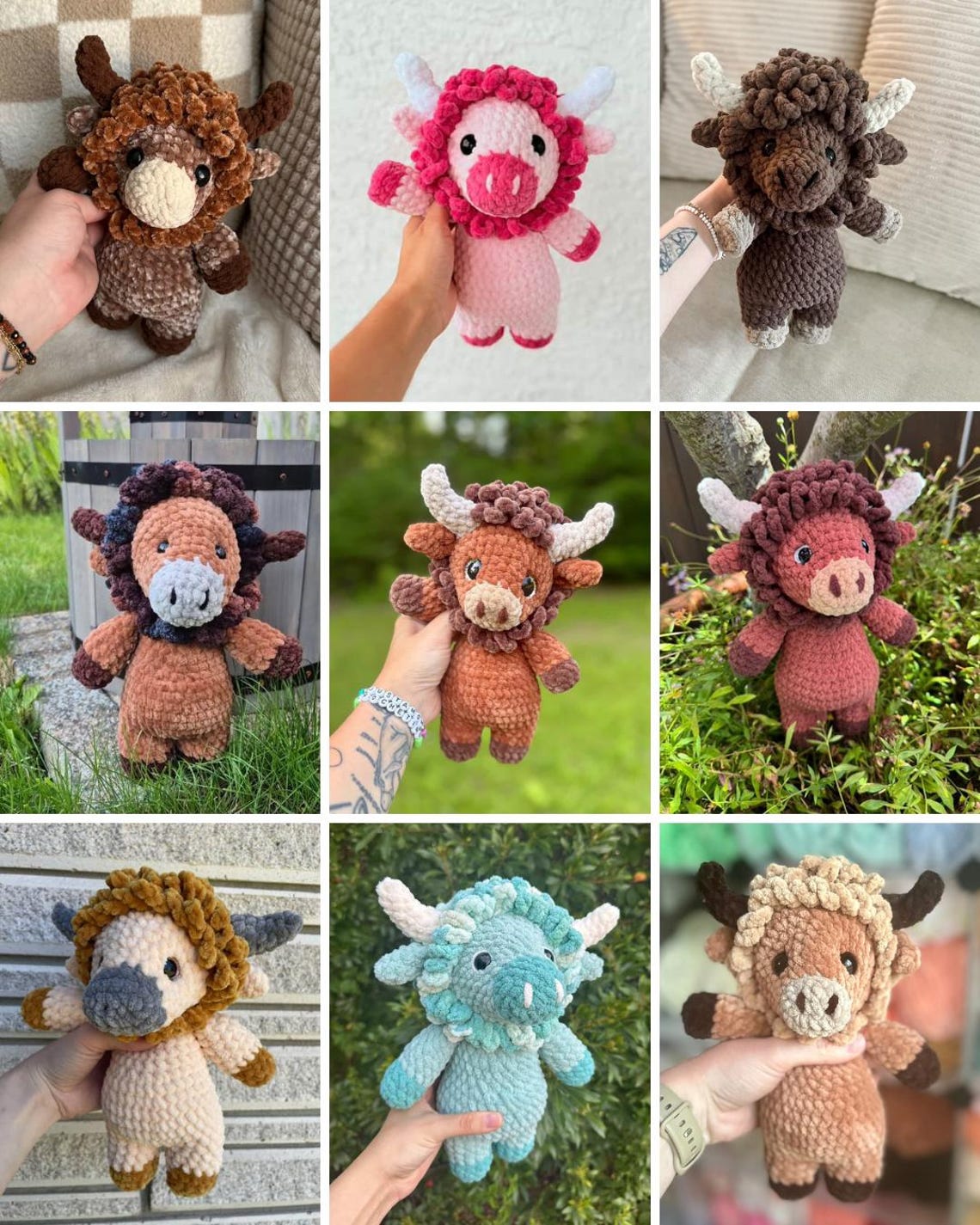 Baldwin the Bison- Crochet PDF Pattern- Crochet Buffalo- Crochet Cow ...