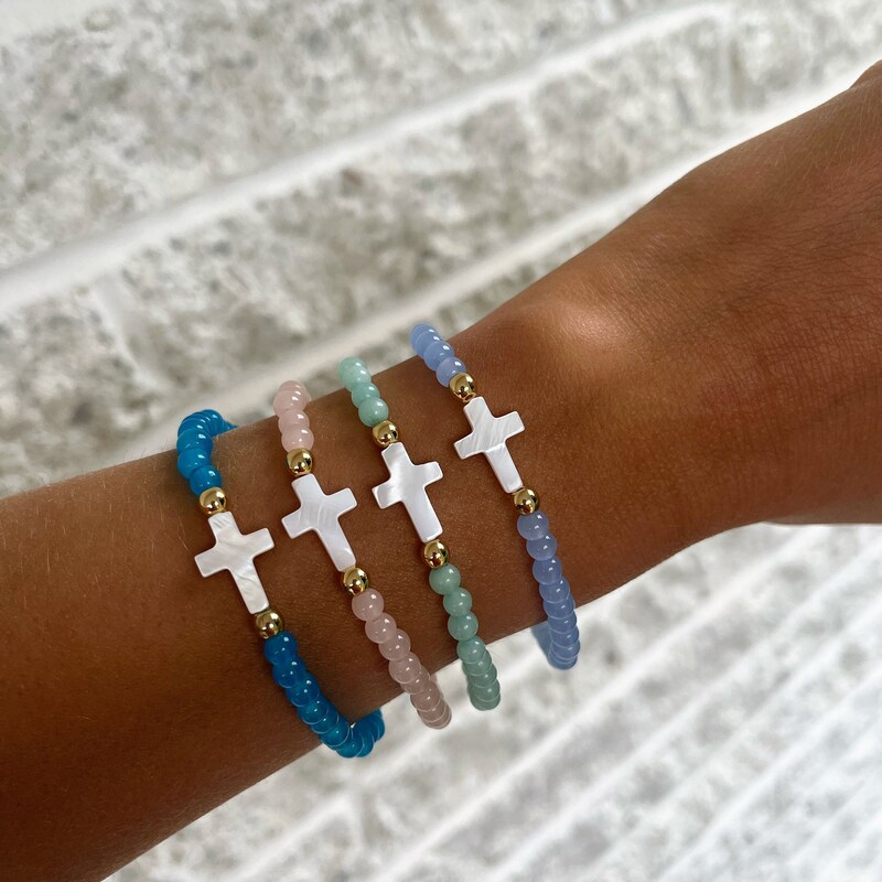 Cross Bracelet - Etsy