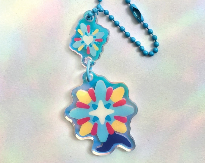 Howl Castle Star Spirit Holographic Acrylic Keychain - Etsy