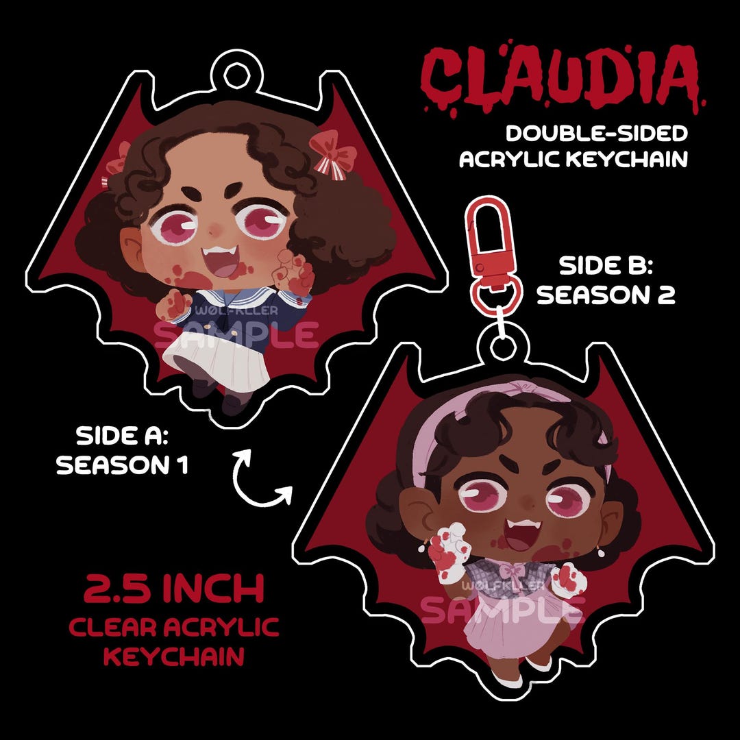 Claudia IWTV Vampire Keychain - Etsy