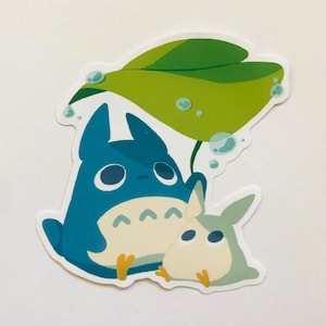 Totoro Vinyl Sticker - Etsy